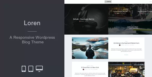 Loren Theme GPL V2.5.53 – Responsive WordPress Blog Theme