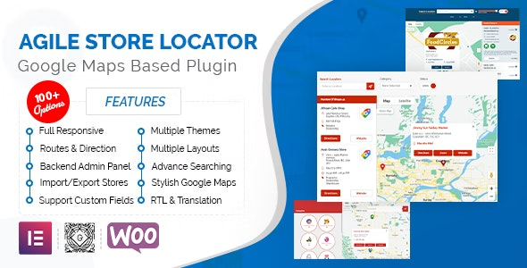 Agile Store Locator Google Maps For WordPress GPL V4.11.12